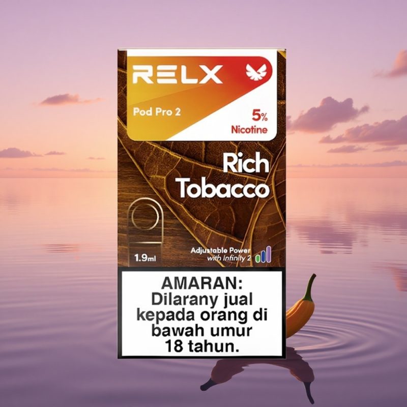Relx Pod Pro 2 Vape Device Rich Tobacco 50mg/ml 1.9ml Smooth Mode 2 ...